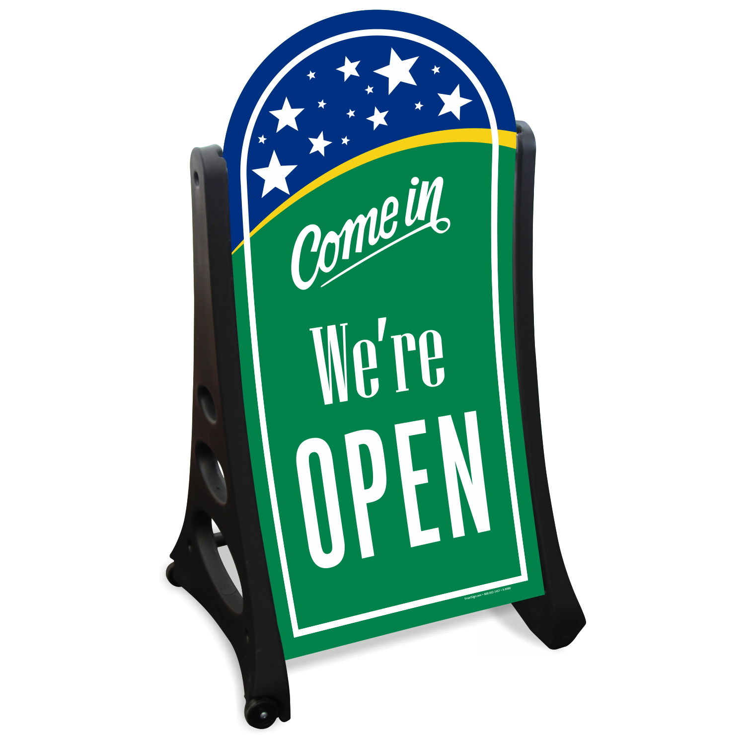Come In We are Open A-Frame Sidewalk Sign