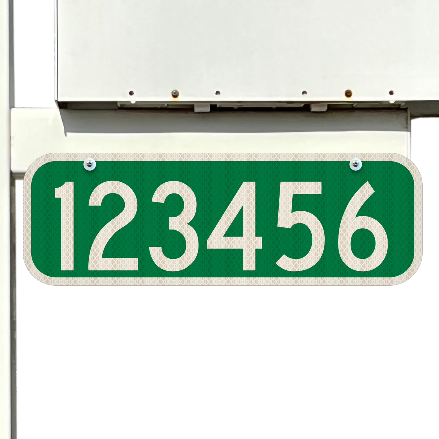 Horizontal 911 Address Sign With House Number, SKU: K2-3679